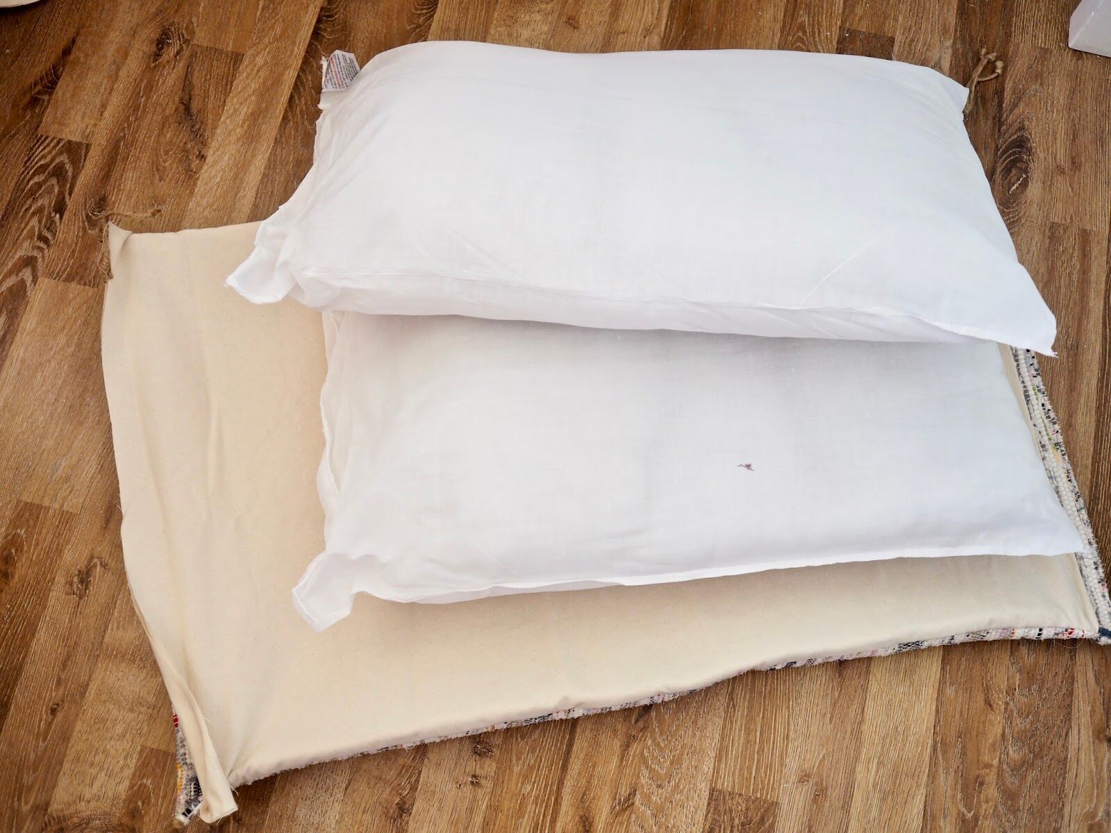 Ikea €6 Tanum Rug Hack, DIY Garden Pillow - Dainty Dress Diaries