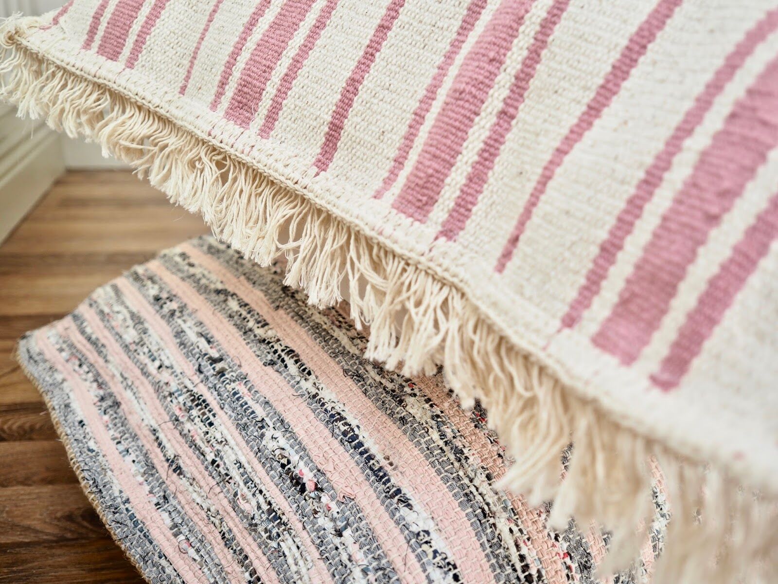 Ikea €6 Tanum Rug Hack, DIY Garden Pillow - Dainty Dress Diaries