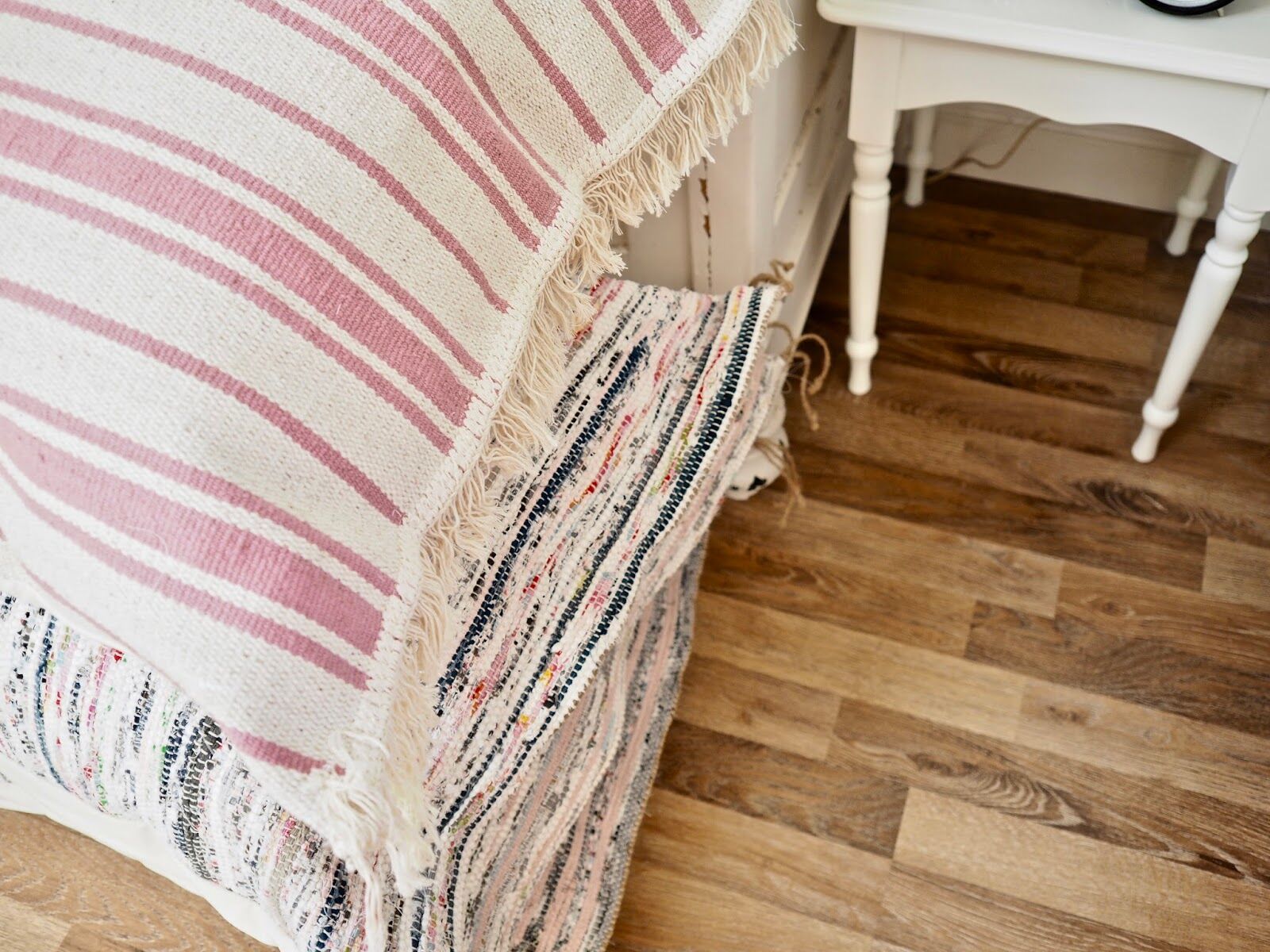 Ikea €6 Tanum Rug Hack, DIY Garden Pillow - Dainty Dress Diaries