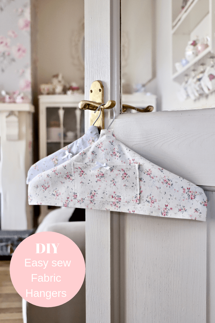 How To Make Pretty Fabric Hangers - Dainty Dress Diaries