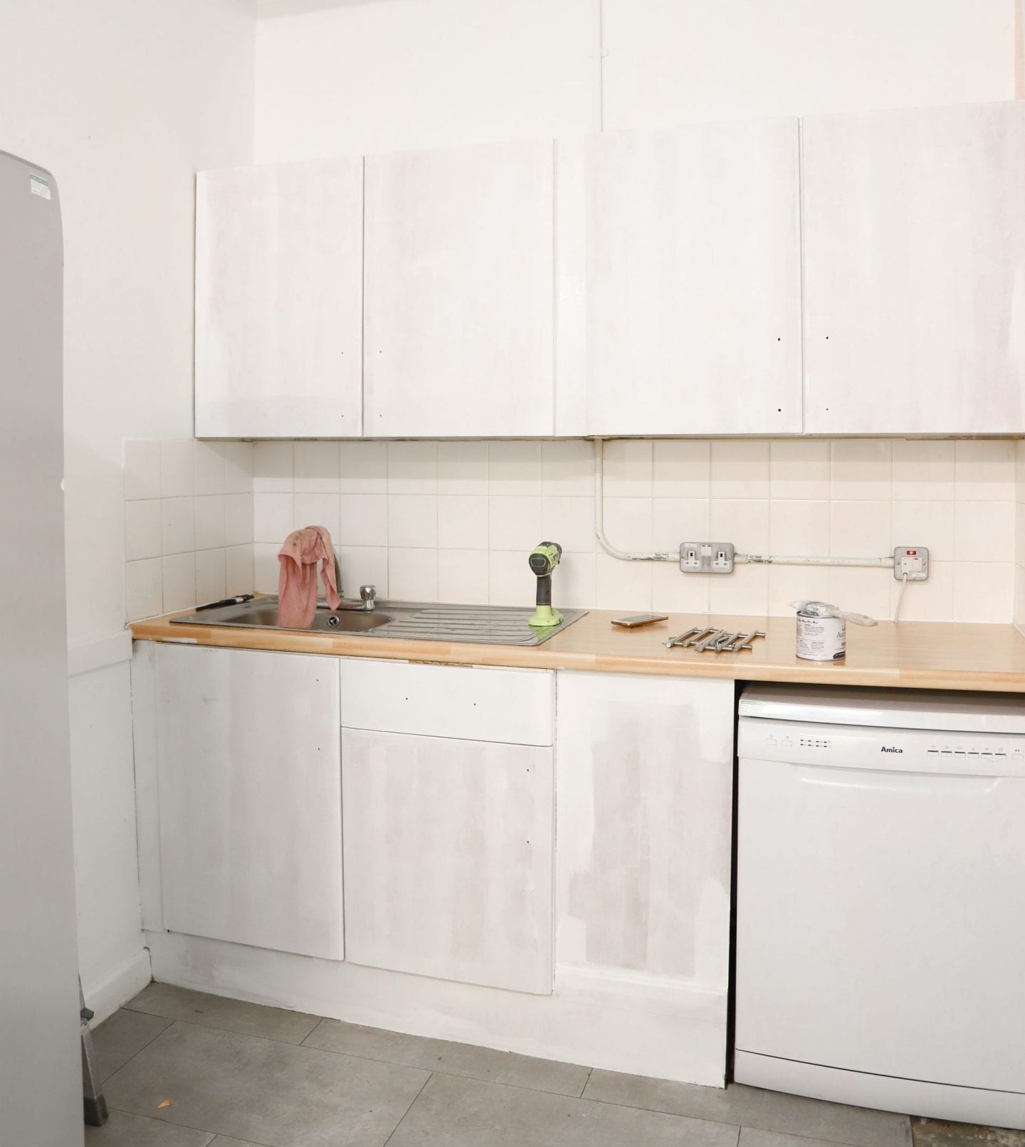 Painting laminated mdf cabinets store