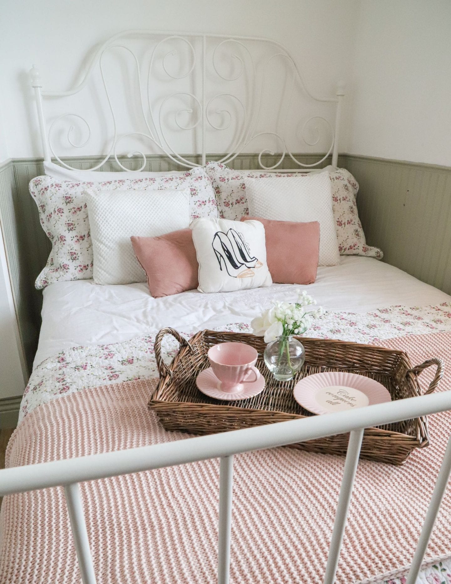 Small Bedroom Makeover Ikea Leirvik Dainty Dress Diaries