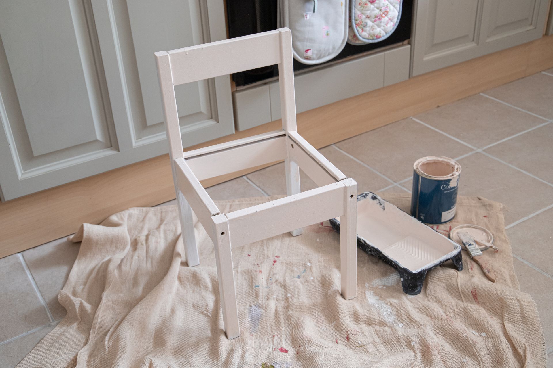 How To Paint Ikea Furniture Correctly And Avoid Chipping - Dainty Dress ...